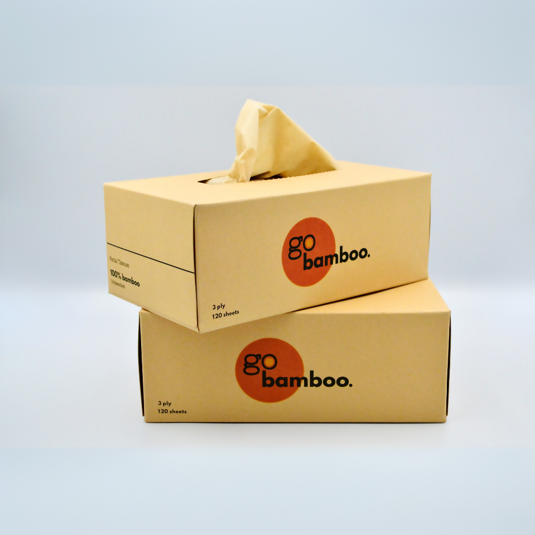 Bamboo 3 Ply Tissue Box – Evolve Biodegradable