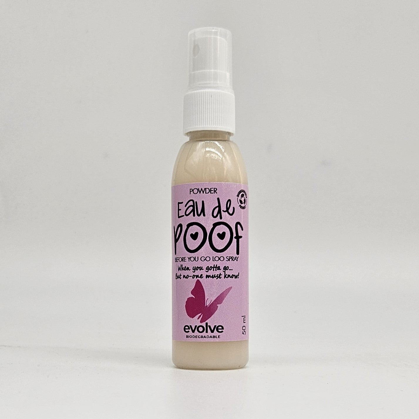 Evolve 50ml Eau de Poof 50ml - Powder - Evolve Biodegradable