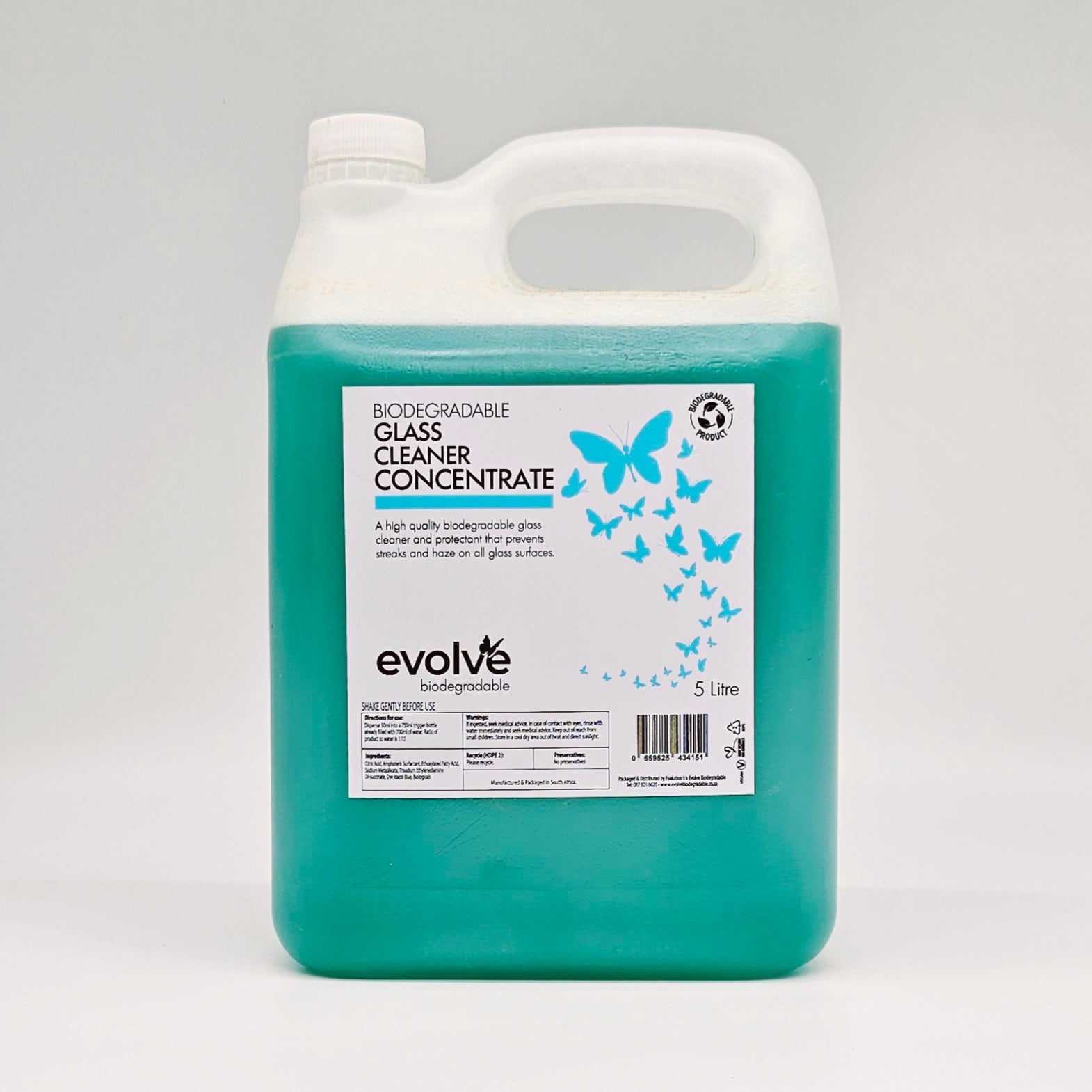 Buy A Glass Cleaner Concentrate 5L- Evolve Biodegradable