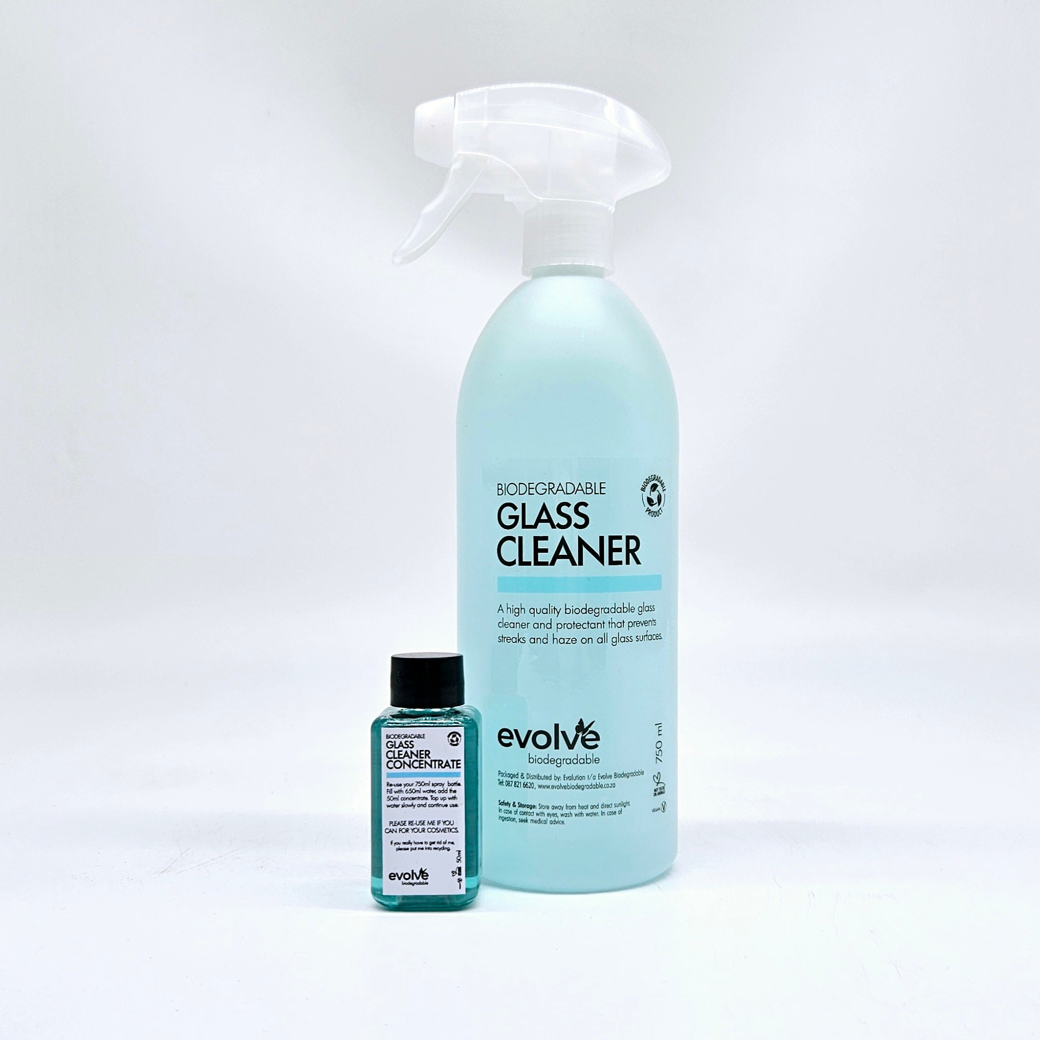 Buy A Glass Cleaner 750ml Spray Combo- Evolve Biodegradable