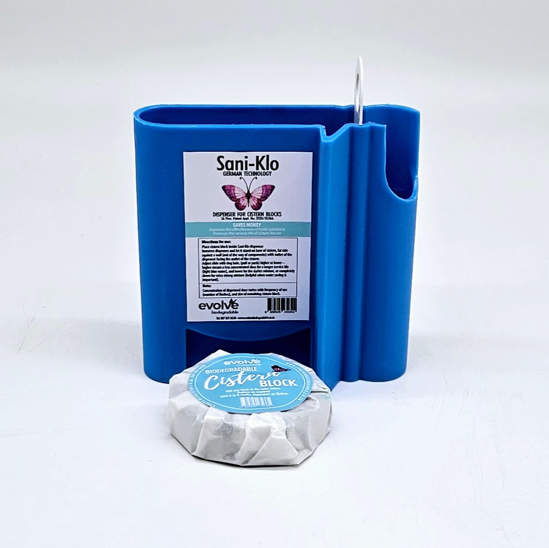 Buy A Cistern Block & Sani-Klo Combo- Evolve Biodegradable
