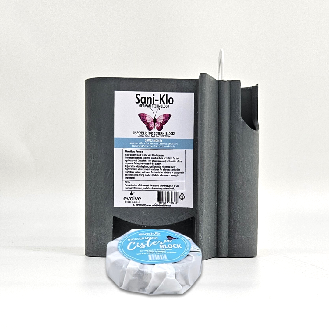 Buy A Cistern Block & Sani-Klo Combo- Evolve Biodegradable